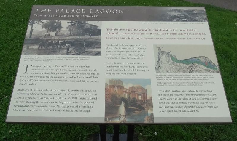 The Palace Lagoon Historical Marker