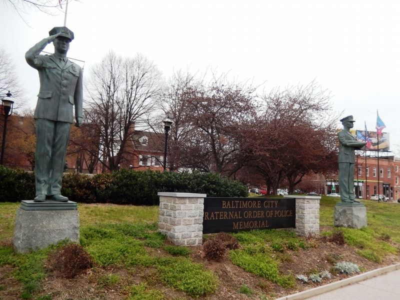 Baltimore Police Department Historical Marker