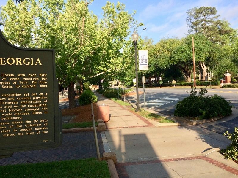 De Soto in Georgia Historical Marker