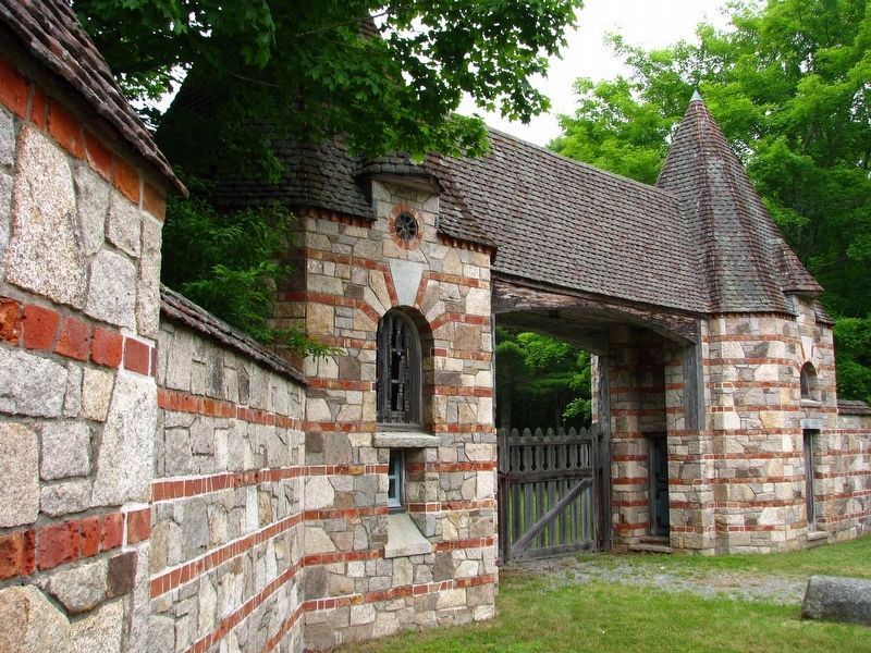 Carriage Roads - The Gate Lodges Historical Marker