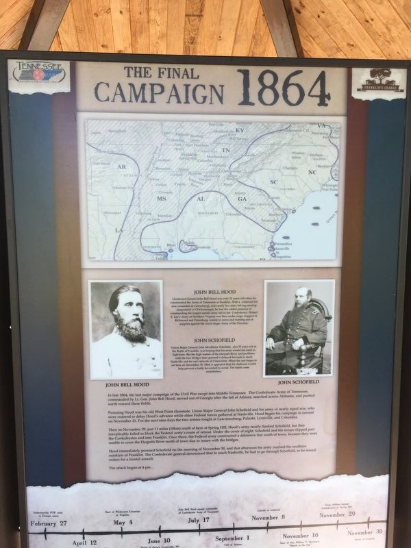 The Final Campaign 1864 Historical Marker