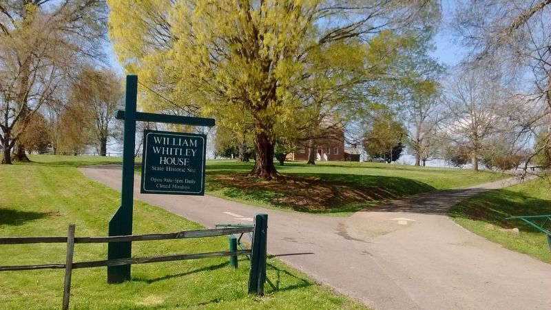 Sportsman's Hill / Whitley House - 1785 Historical Marker