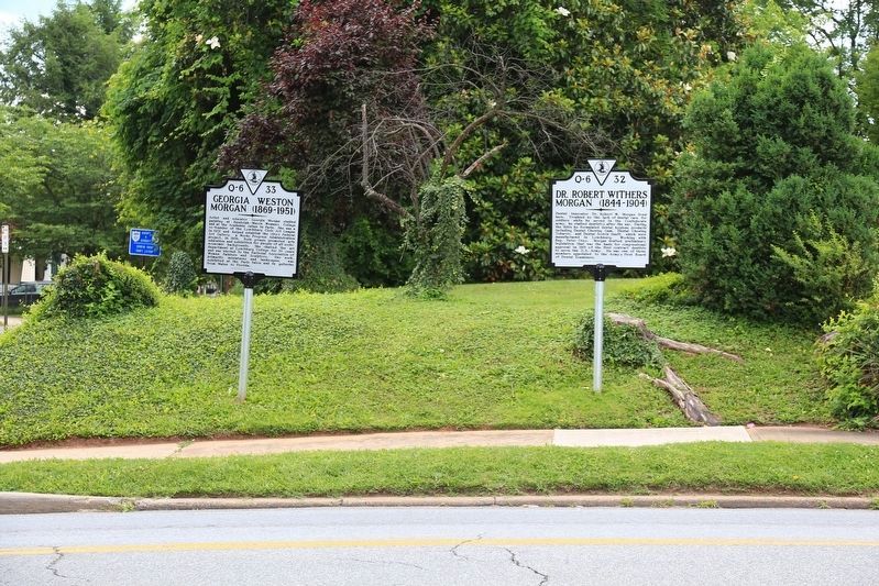 Georgia Weston Morgan Historical Marker