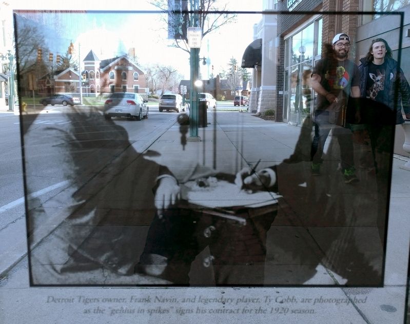 Frank Navin & The Detroit Tigers Historical Marker