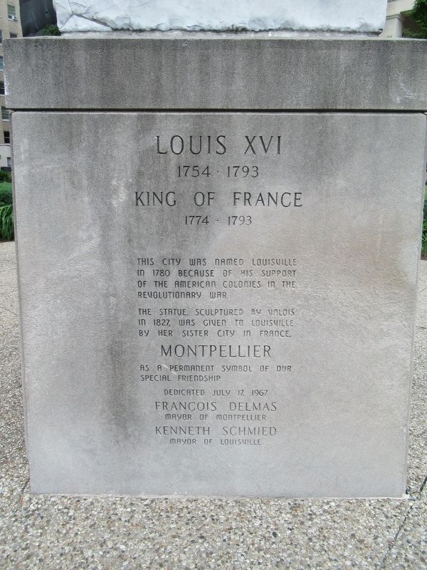 Louis XVI Historical Marker