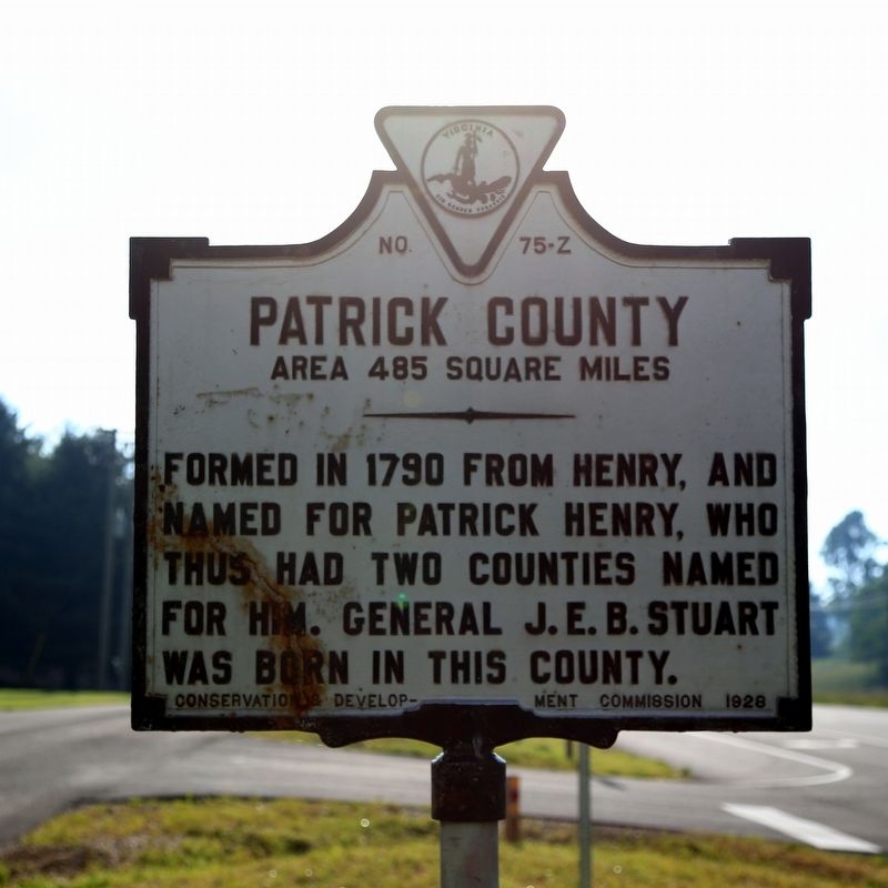 Floyd County / Patrick County Historical Marker