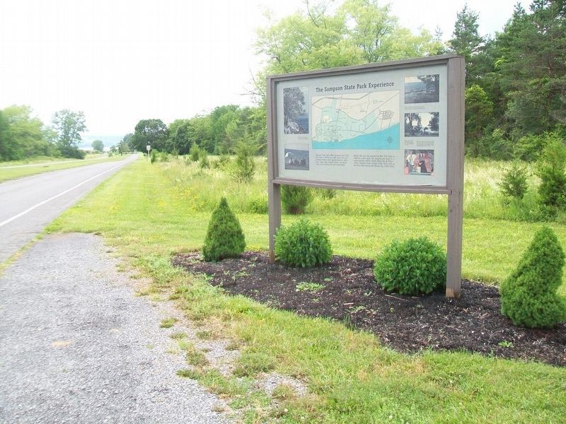 The Sampson State Park Experience Historical Marker