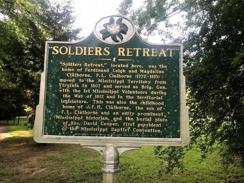"Soldiers Retreat" Historical Marker