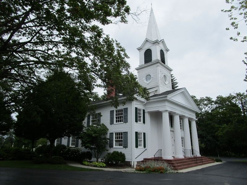 The Historic First Church of Evans Historical Marker