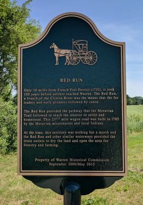 Red Run Historical Marker