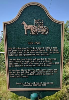 Red Run Historical Marker