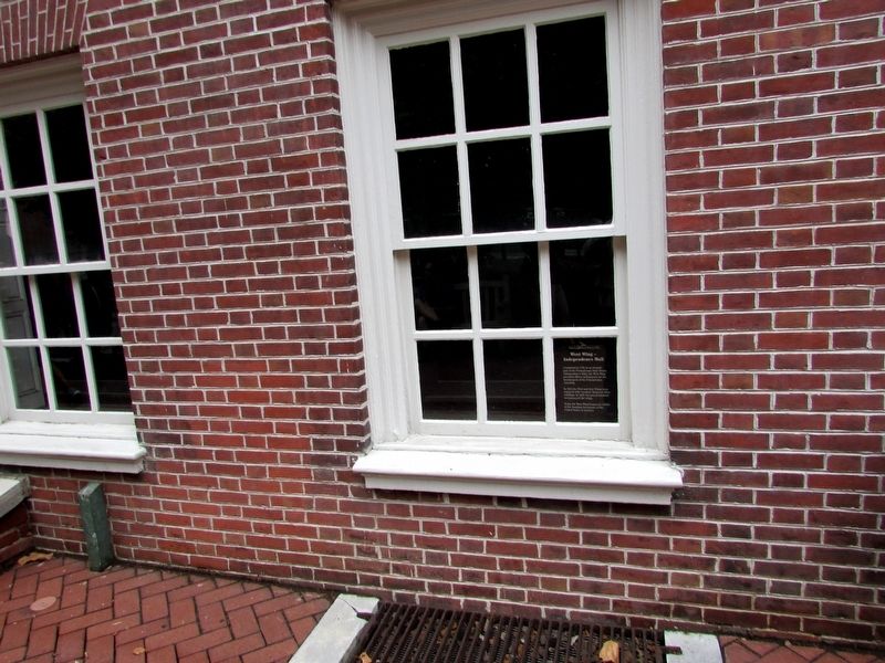 West Wing - Independence Hall Historical Marker