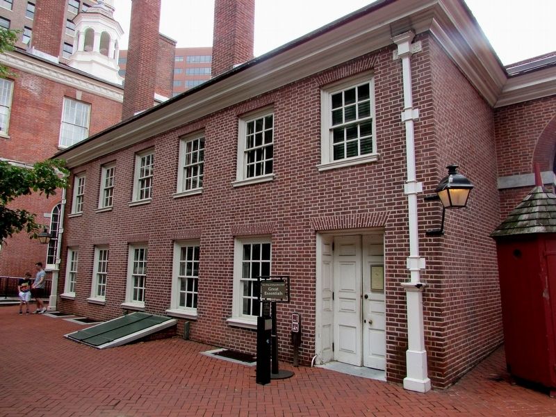 West Wing - Independence Hall Historical Marker