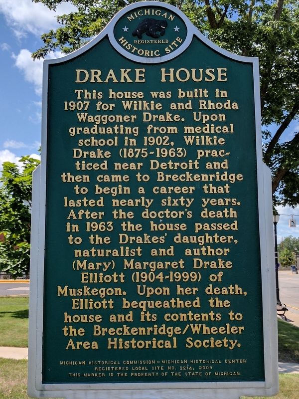 Drake House Historical Marker
