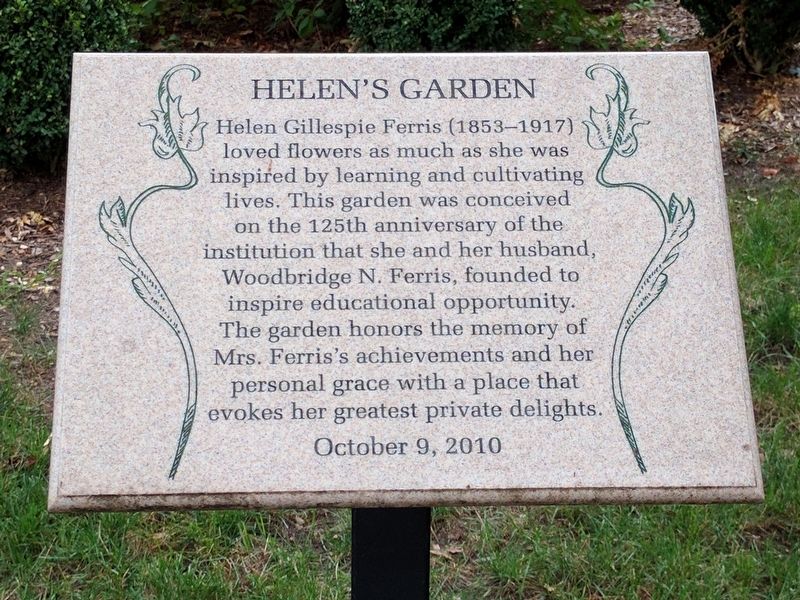 Helen's Garden Historical Marker