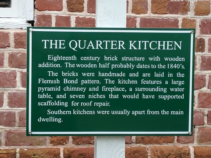 The Quarter Kitchen Historical Marker