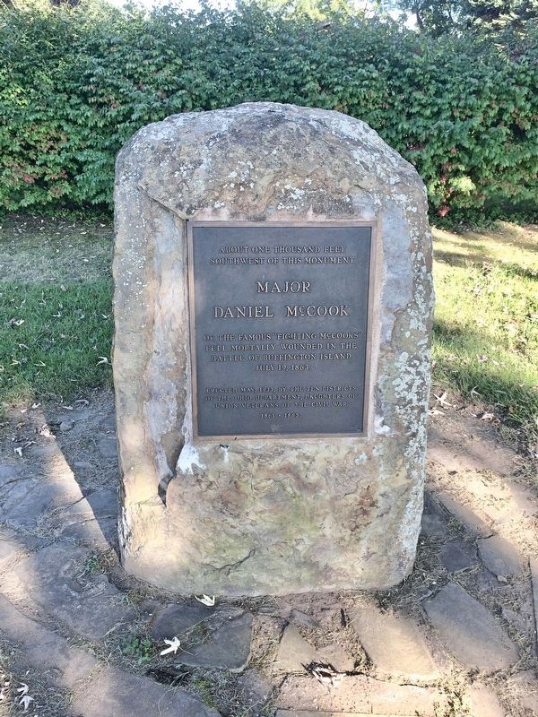 Major Daniel McCook Historical Marker
