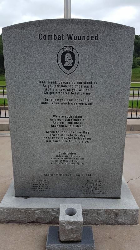Combat Wounded, a War Memorial