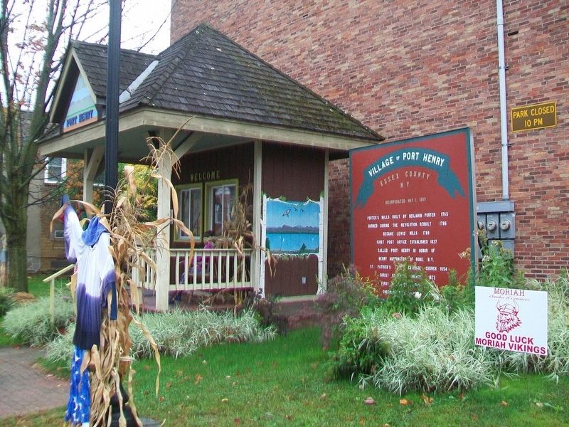 Village of Port Henry Historical Marker