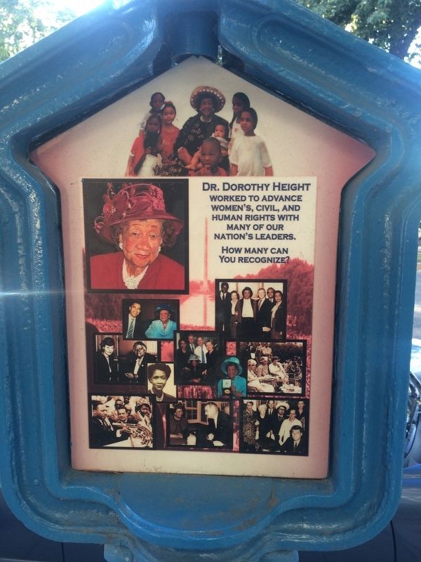 Dr. Dorothy Height Historical Marker