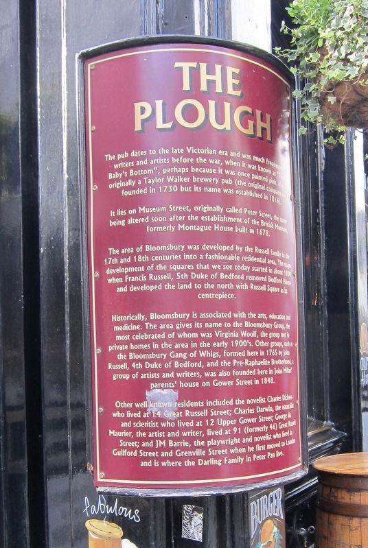 The Plough Historical Marker