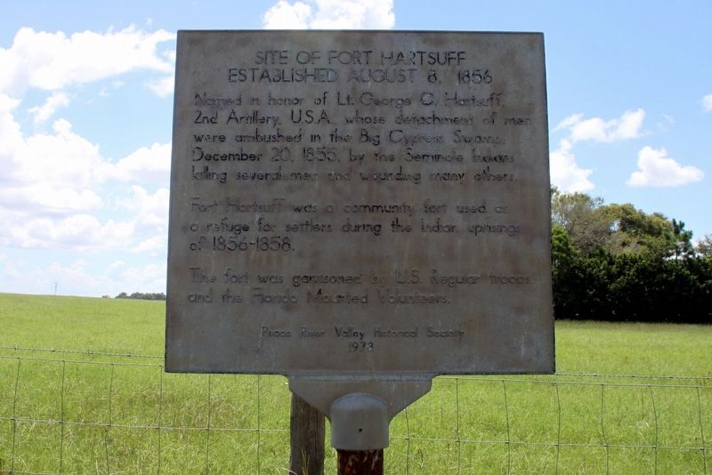 Site of Fort Hartsuff Historical Marker