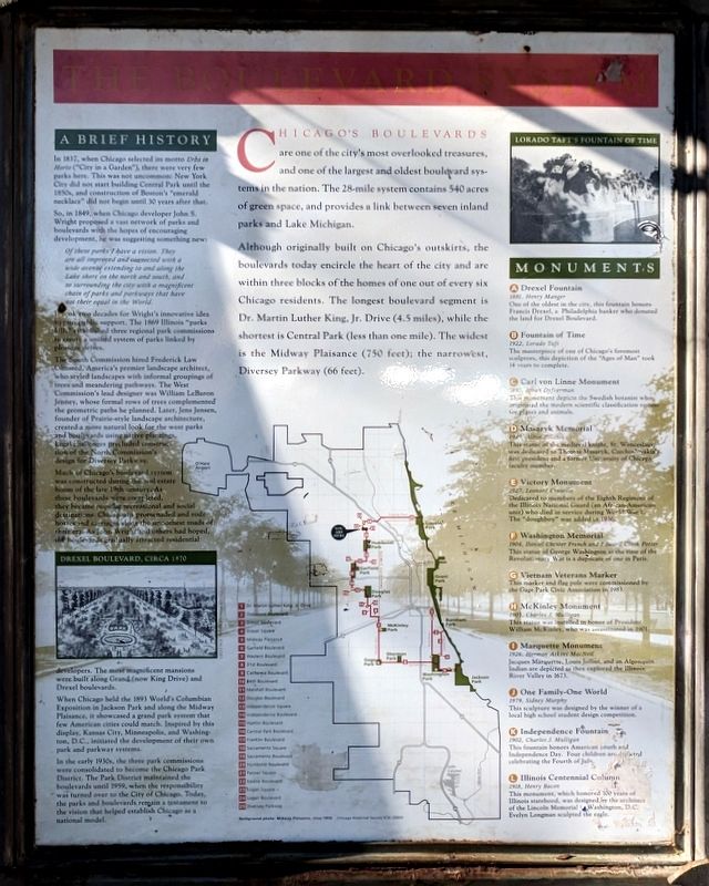 The Boulevard System Historical Marker