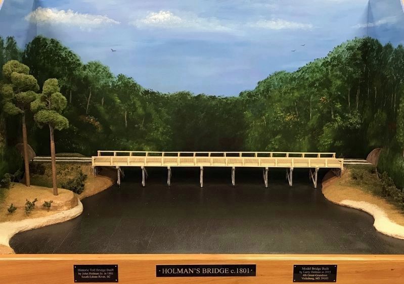 Holman's Bridge Historical Marker