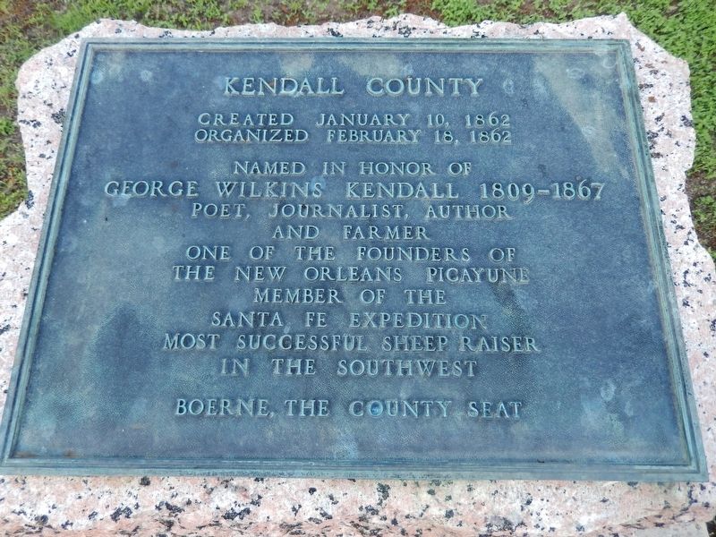 Kendall County Historical Marker