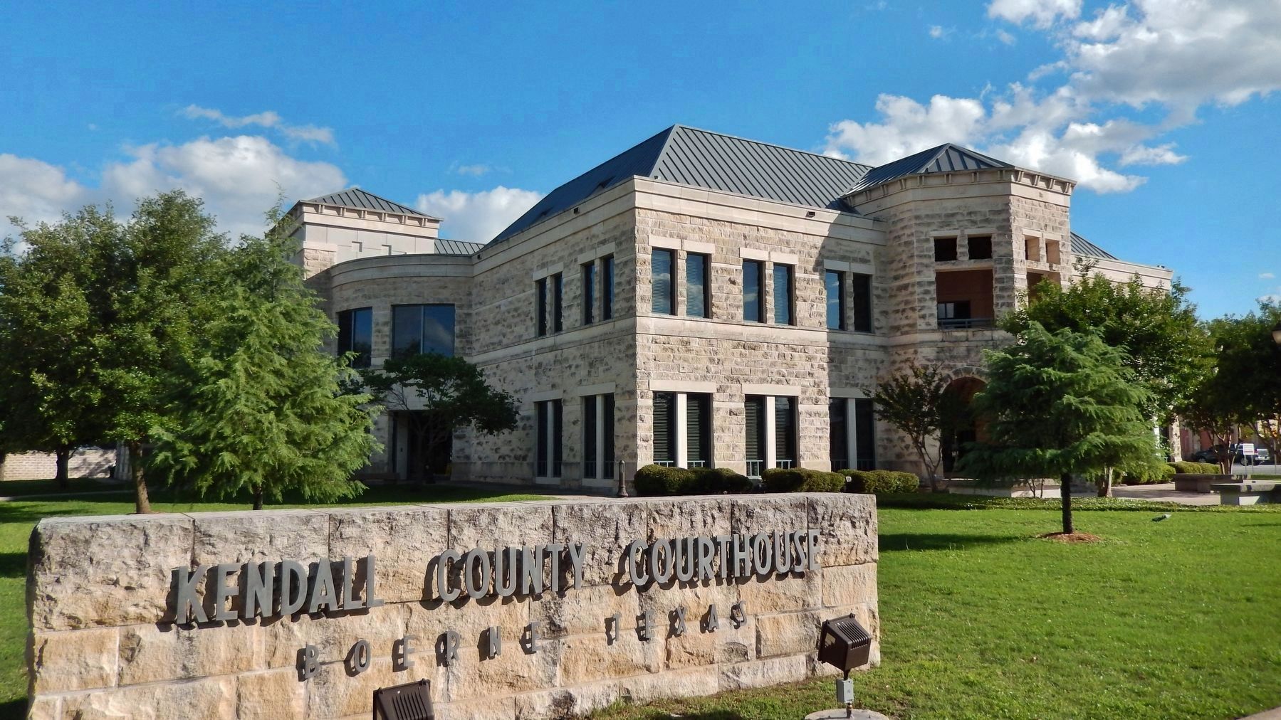 Kendall County Courthouse Historical Marker