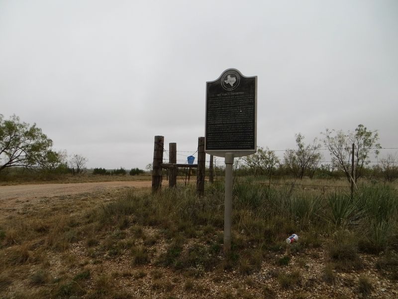 Campsite of the Marcy Expedition Historical Marker