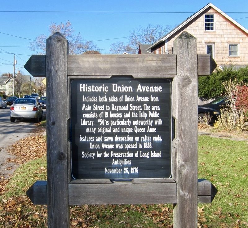 Historic Union Avenue Historical Marker