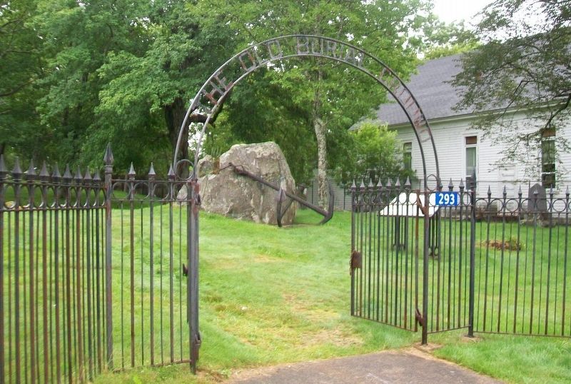 Step Back in Time / The Final Resting Place Historical Marker