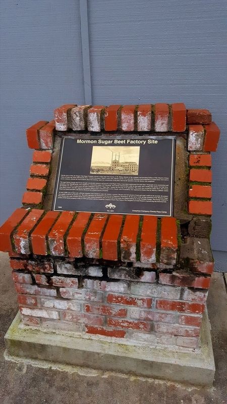 Mormon Sugar Beet Factory Site Historical Marker