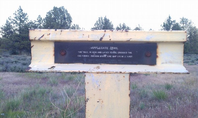 Applegate Trail Historical Marker