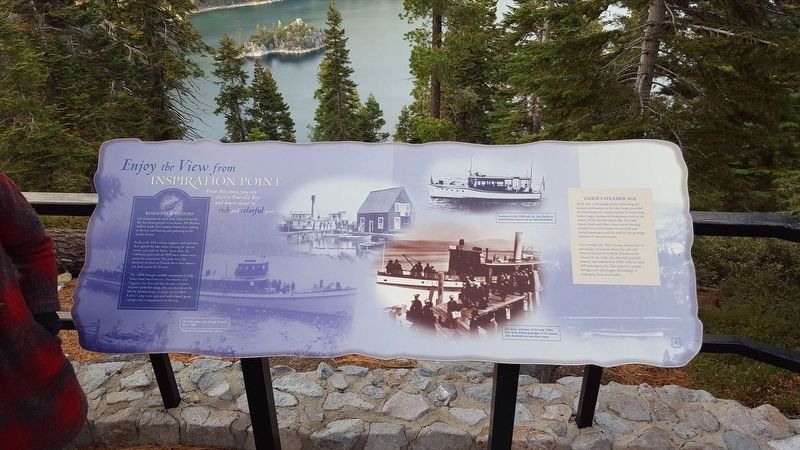 Enjoy the View from Inspiration Point Historical Marker