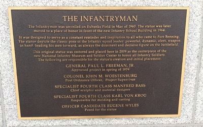 The Infantryman Historical Marker