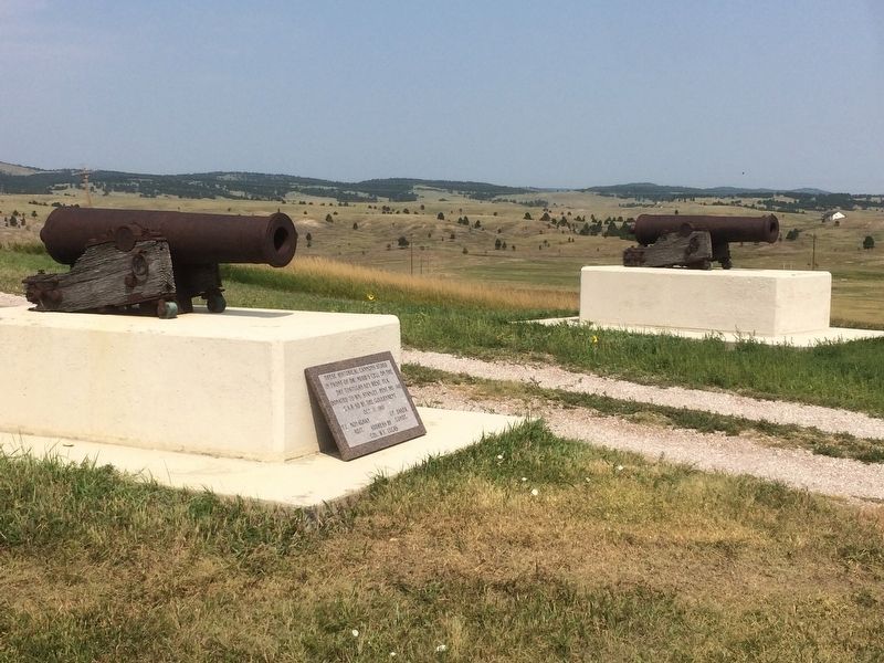 Hermosa, South Dakota G.A.R. Cannons, a War Memorial