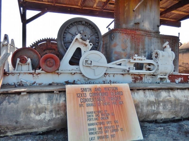 History of Local Steam Donkey Historical Marker