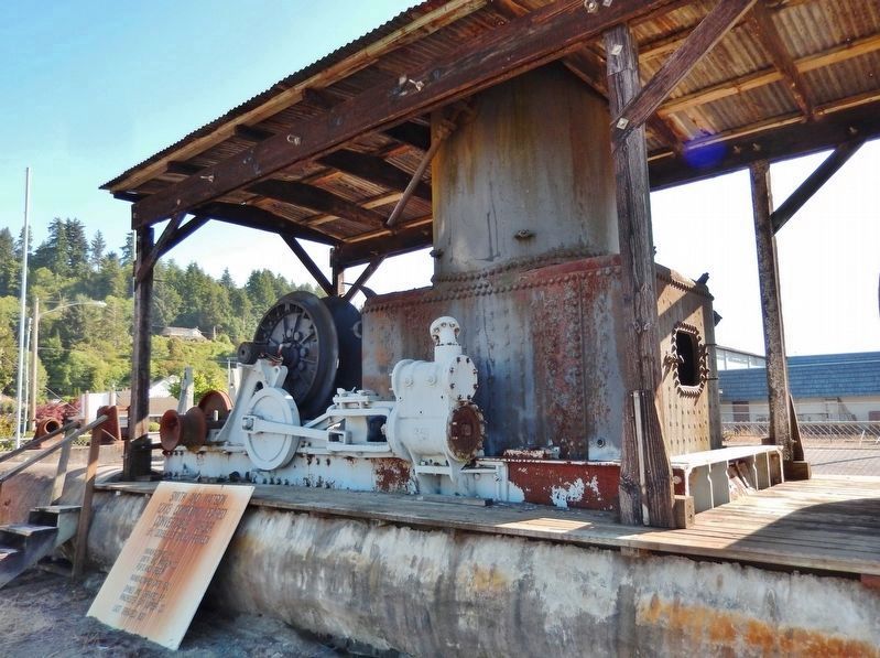 What is a Steam Donkey? Historical Marker