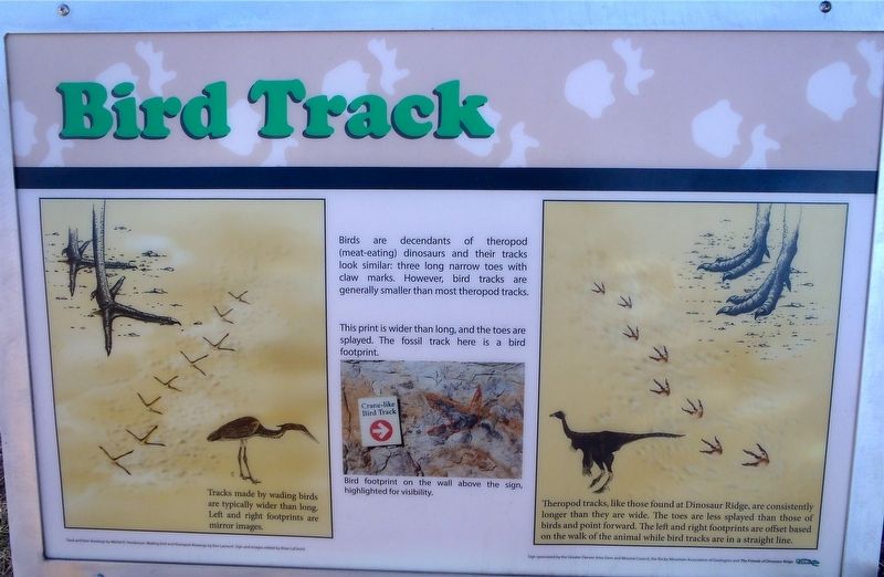 Bird Track Historical Marker