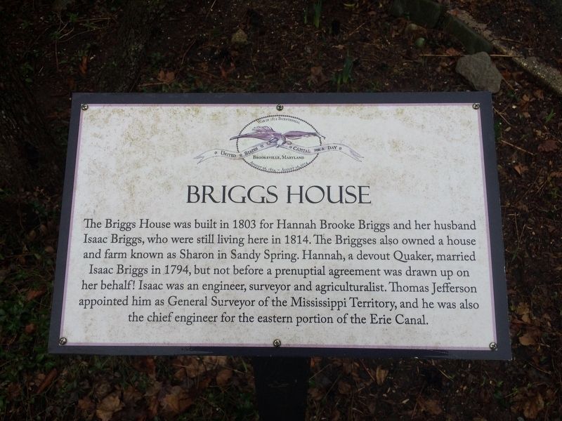 Briggs House Historical Marker