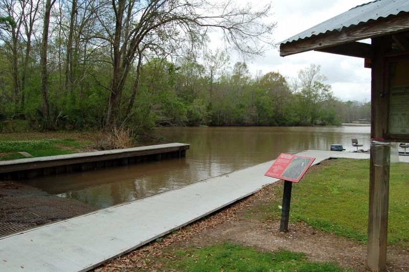 Lake Fausse Pointe Historical Marker