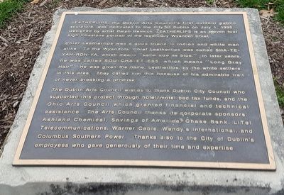 Leatherlips Historical Marker
