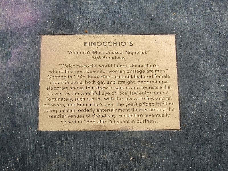 Finnochio's Historical Marker