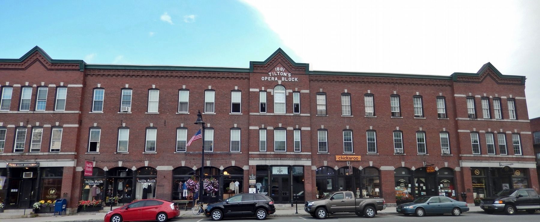 Tilton's Opera Block Historical Marker