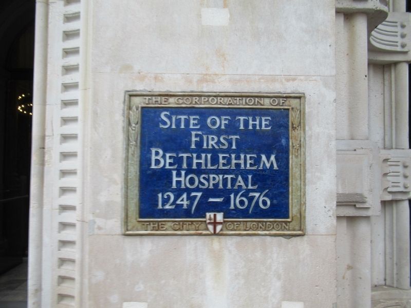 First Bethlehem Hospital Historical Marker