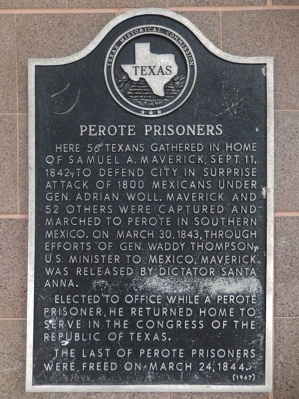 Perote Prisoners Historical Marker