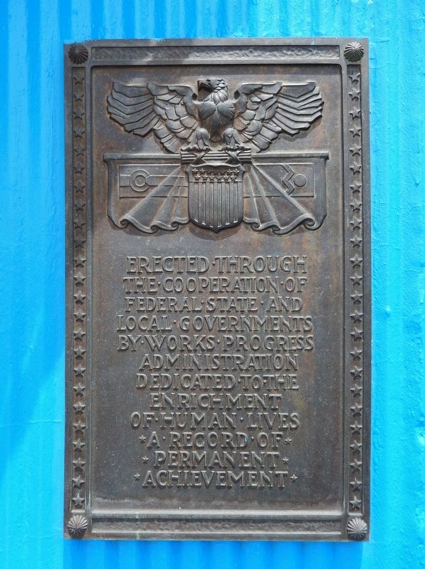 Hugo Municipal Pool Historical Marker