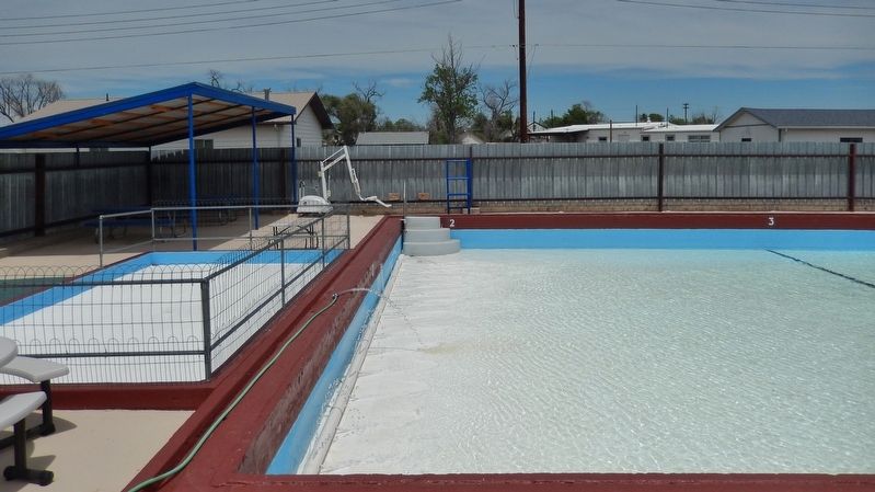 Hugo Municipal Pool Historical Marker